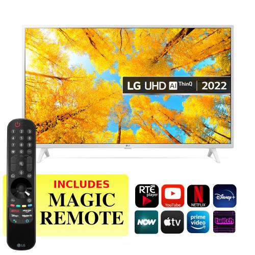 POWERCITY - 43UQ76906LE.AEK LG 43" SMART 4K HDR LED TV WHITE CABINET ...